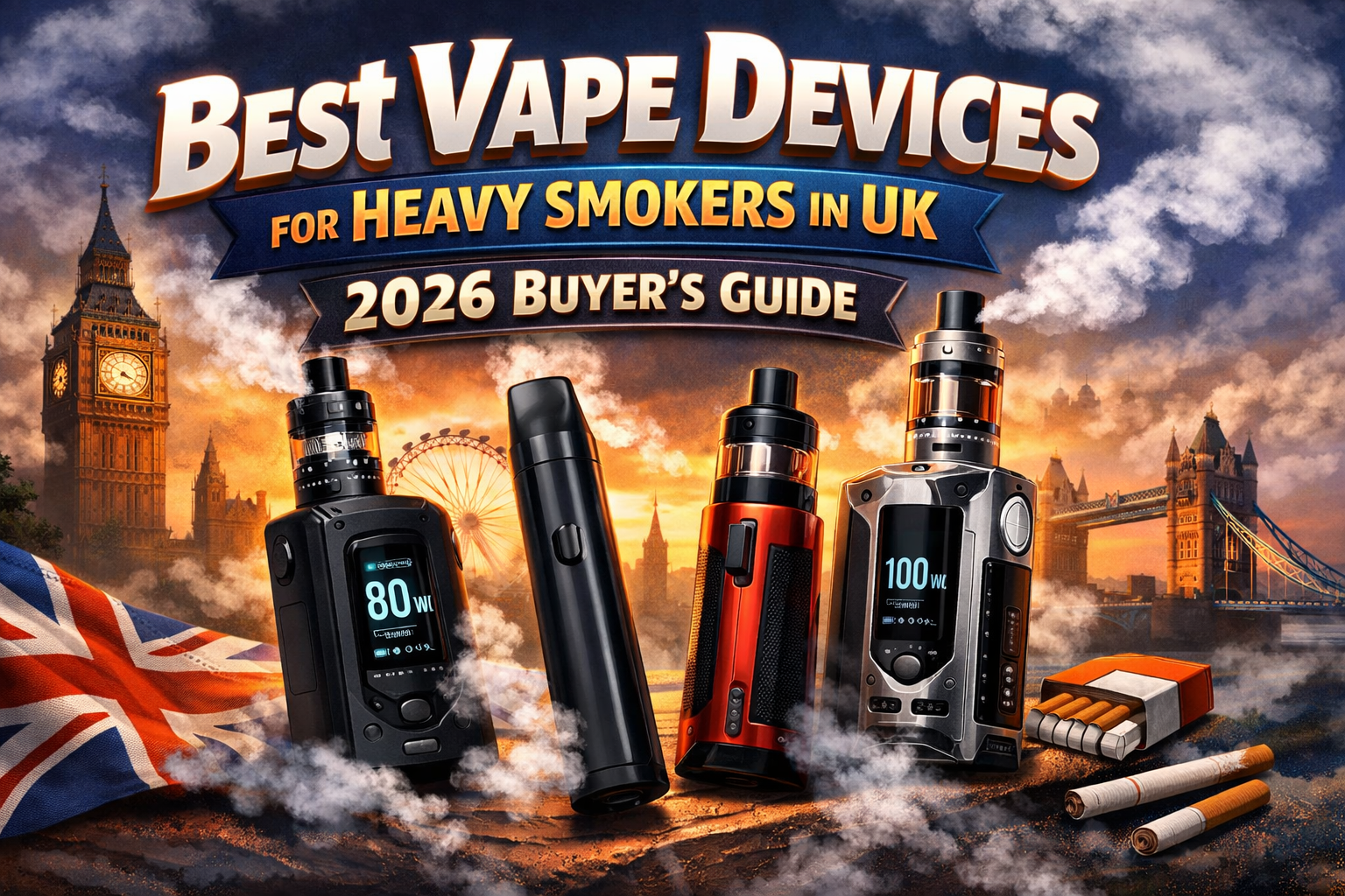 Best Vape Devices for Heavy Smokers in UK (2026 Buyer’s Guide) – Vape4World